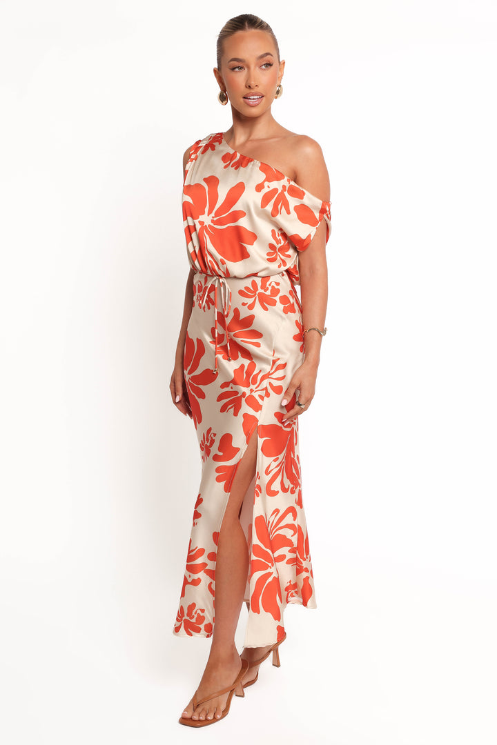 Ana Midi Dress - Red Floral - Petal & Pup USA