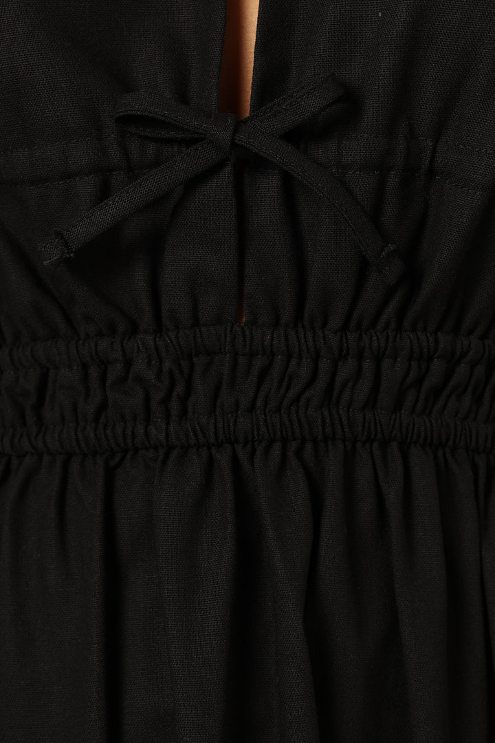 Cece Long Sleeve Maxi Dress - Black - Petal & Pup USA