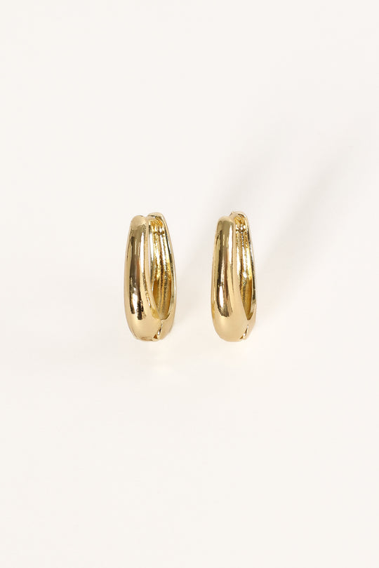 Farrow Loop Earrings - Gold - Petal & Pup USA