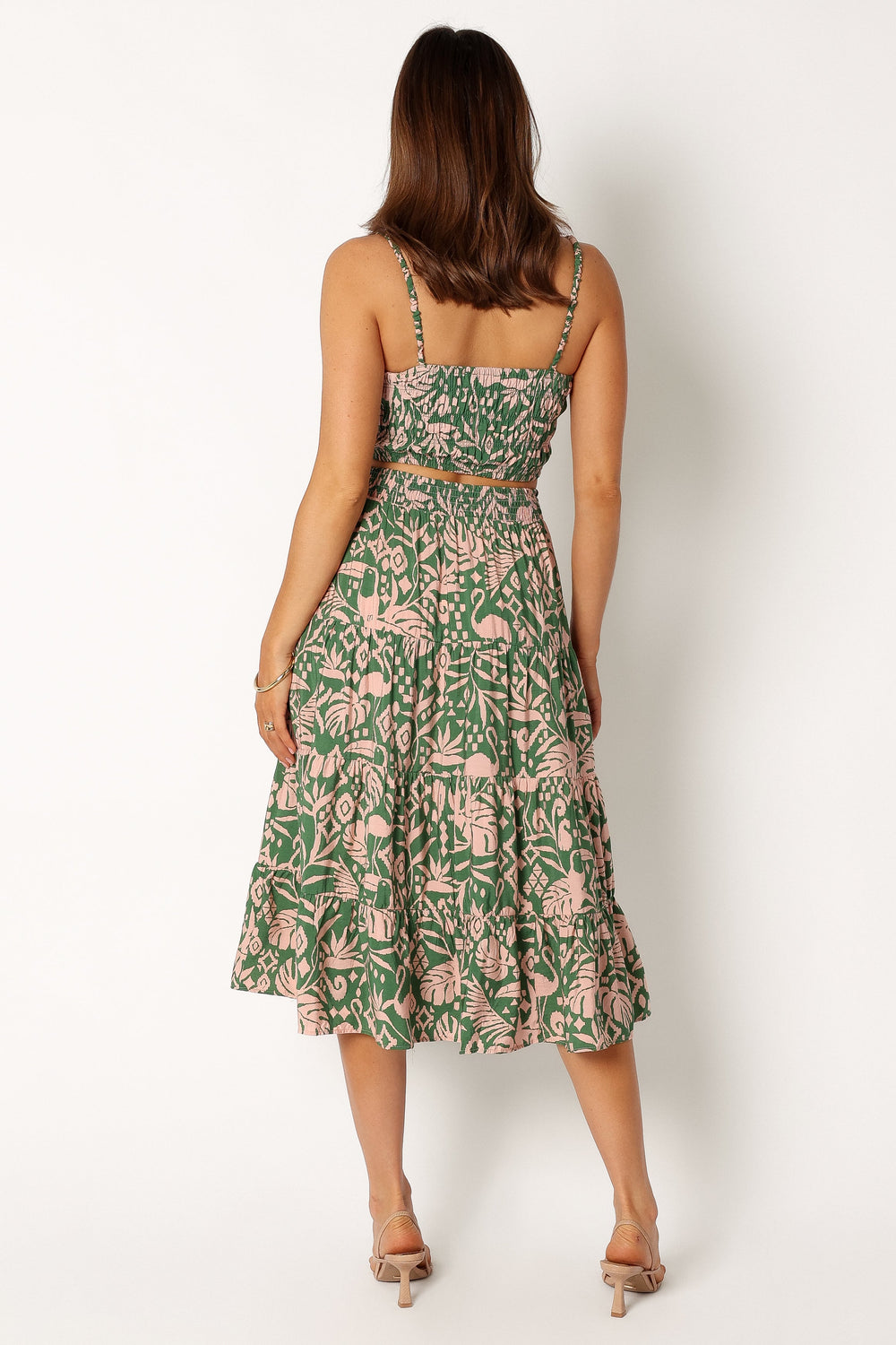 Lani Midi Skirt - Green - Petal & Pup USA