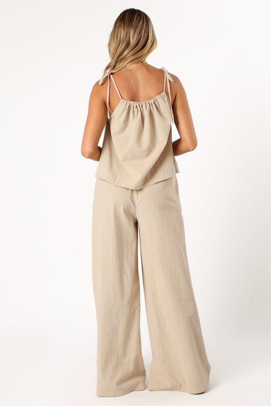 Savanna Striped Pants - Apricot - Petal & Pup USA