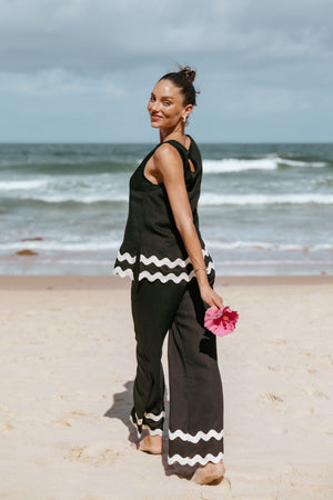 Taliah Pants - Black | Petal & Pup USA
