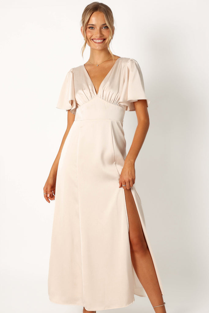 Casper Maxi Dress - Pearl - Petal & Pup USA