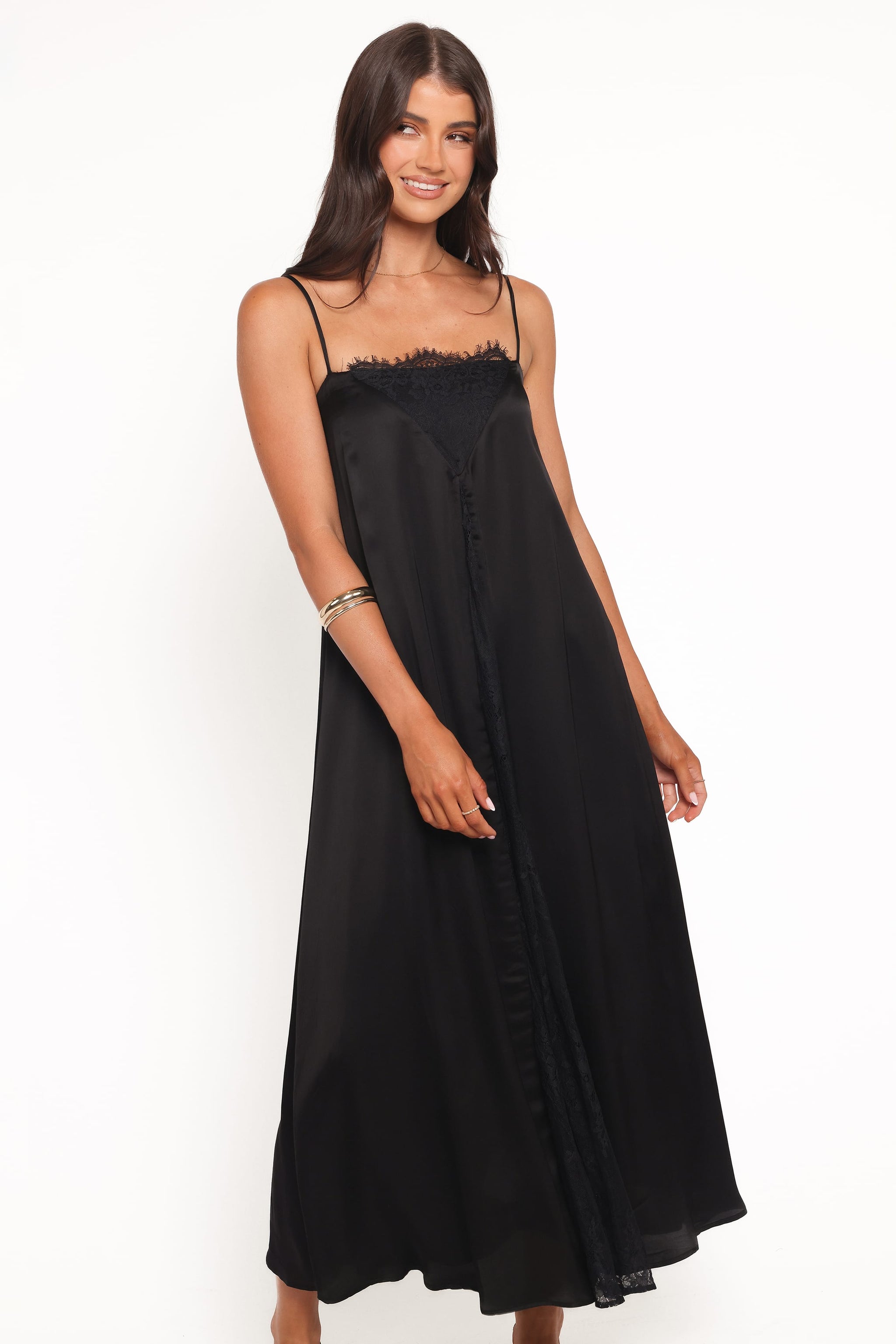 Halsey Midi Dress - Black | Petal & Pup USA