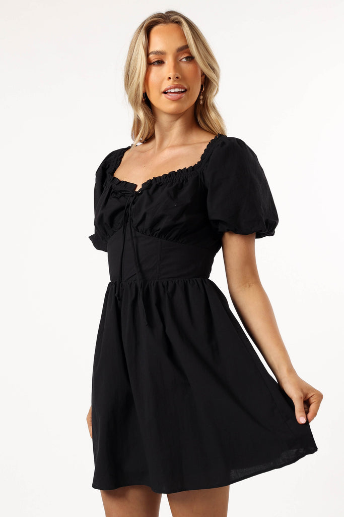 Jazz Mini Dress - Black - Petal & Pup USA