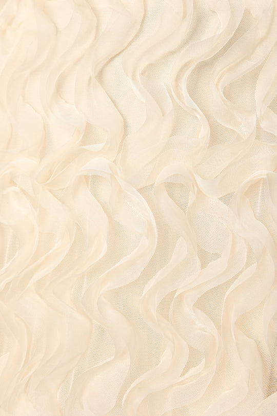 Kade Textured Midi Dress - White - Petal & Pup USA