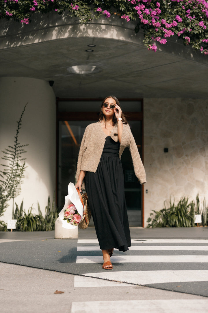 Kayt Strapless Dress - Black - Petal & Pup USA