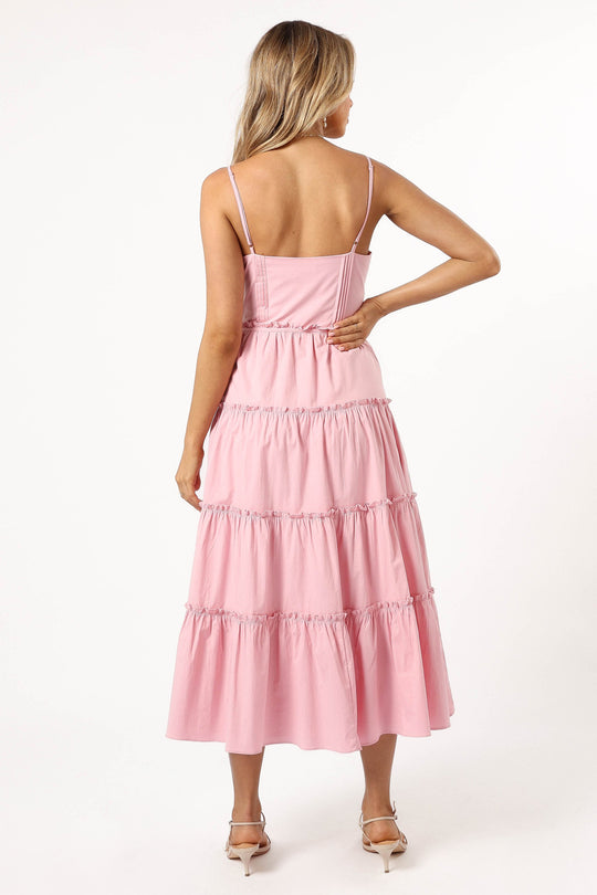 Lizza Midi Dress - Pink - Petal & Pup USA