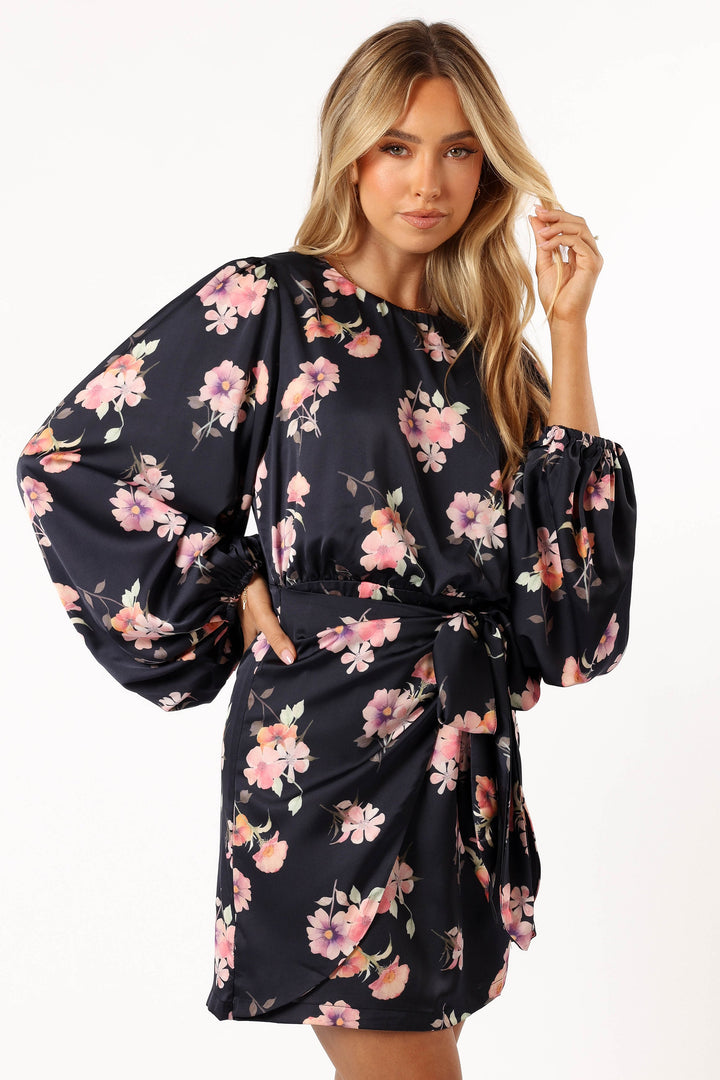 Emillia Dress - Dark Floral - Petal & Pup USA