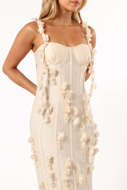 Posedly Midi Dress - Cream - Petal & Pup USA