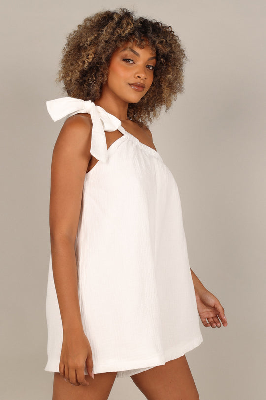 Miffy One Shoulder Romper - White - Petal & Pup USA