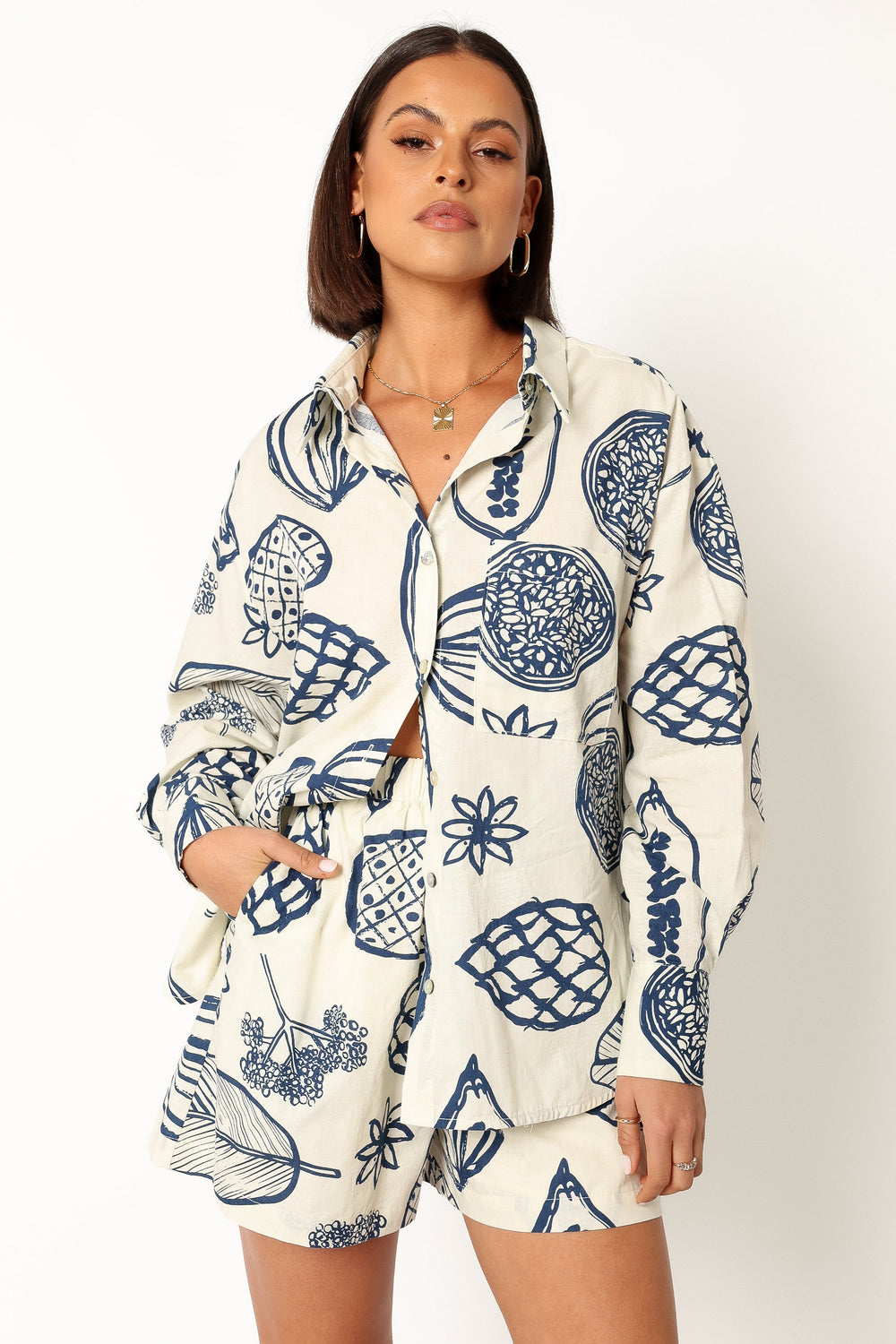 Bonnie Two Piece Set - Navy - Petal & Pup USA