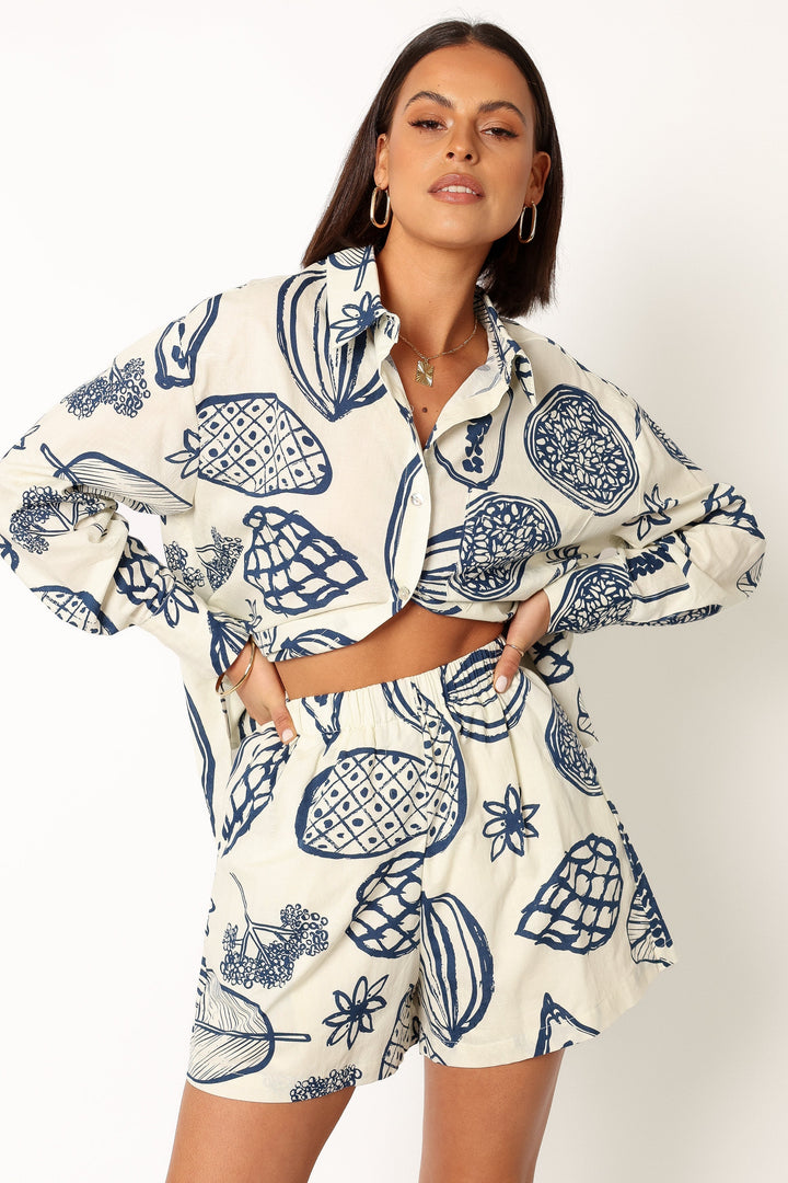 Bonnie Two Piece Set - Navy - Petal & Pup USA
