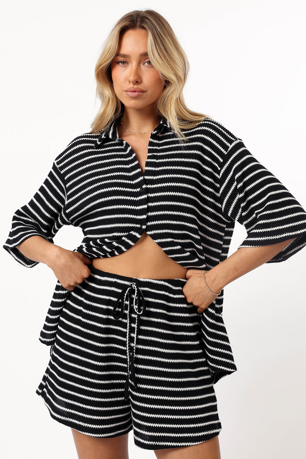 Linnea Short Set - Black White - Petal & Pup USA