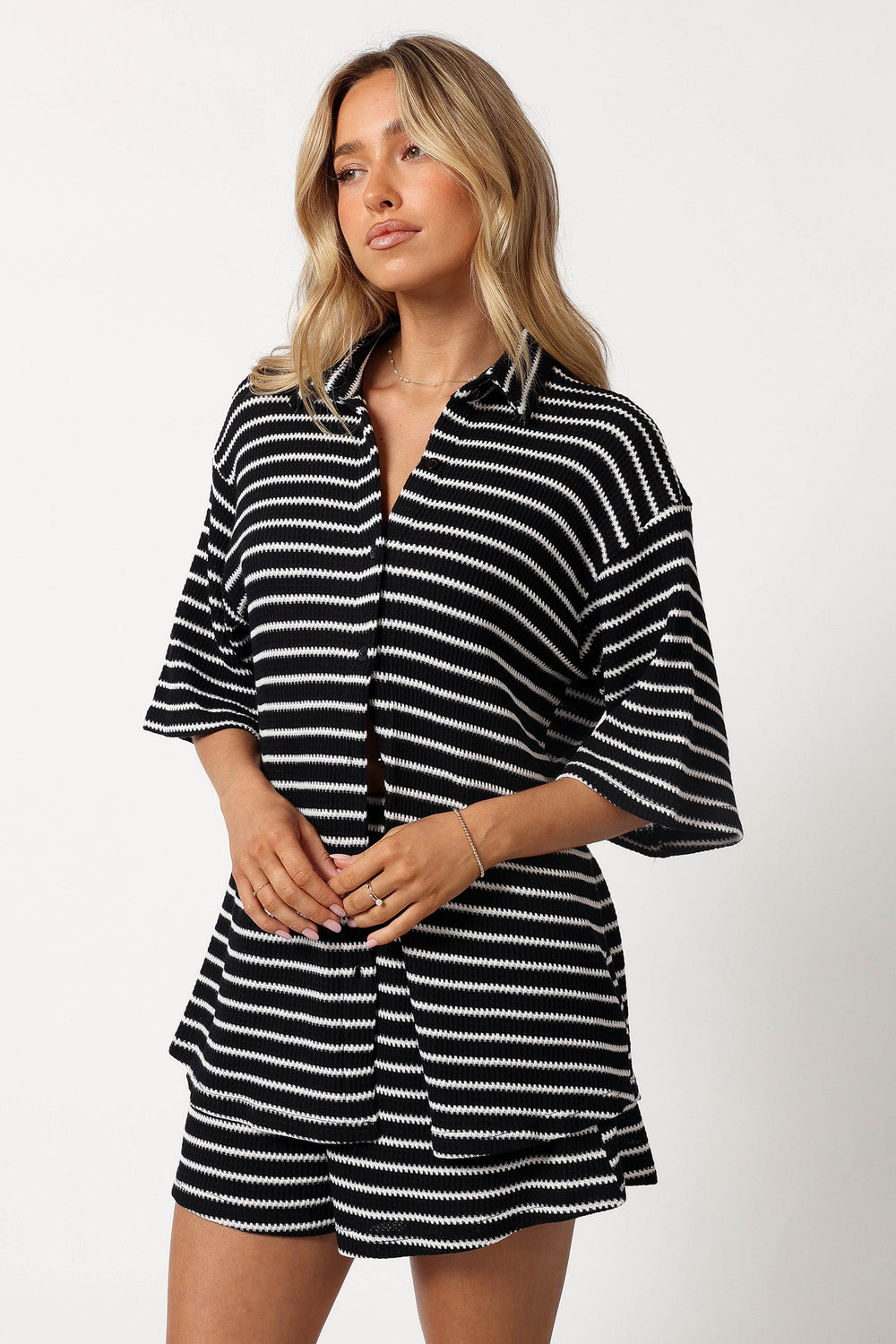 Linnea Short Set - Black White - Petal & Pup USA