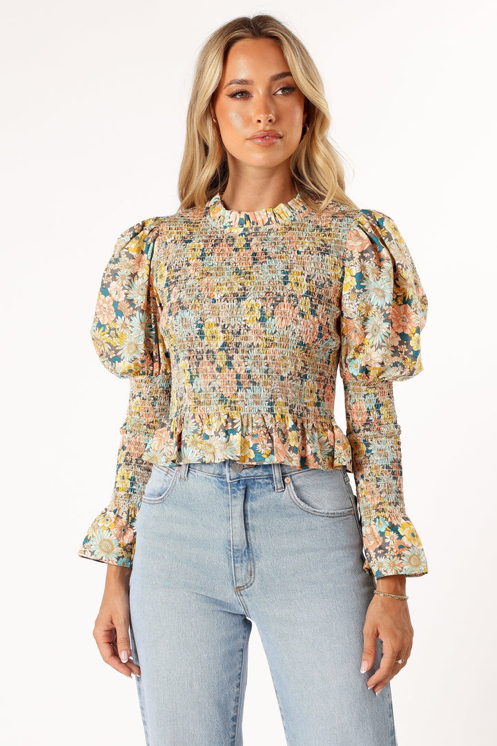 Novah Long Sleeve Top - Floral - Petal & Pup USA
