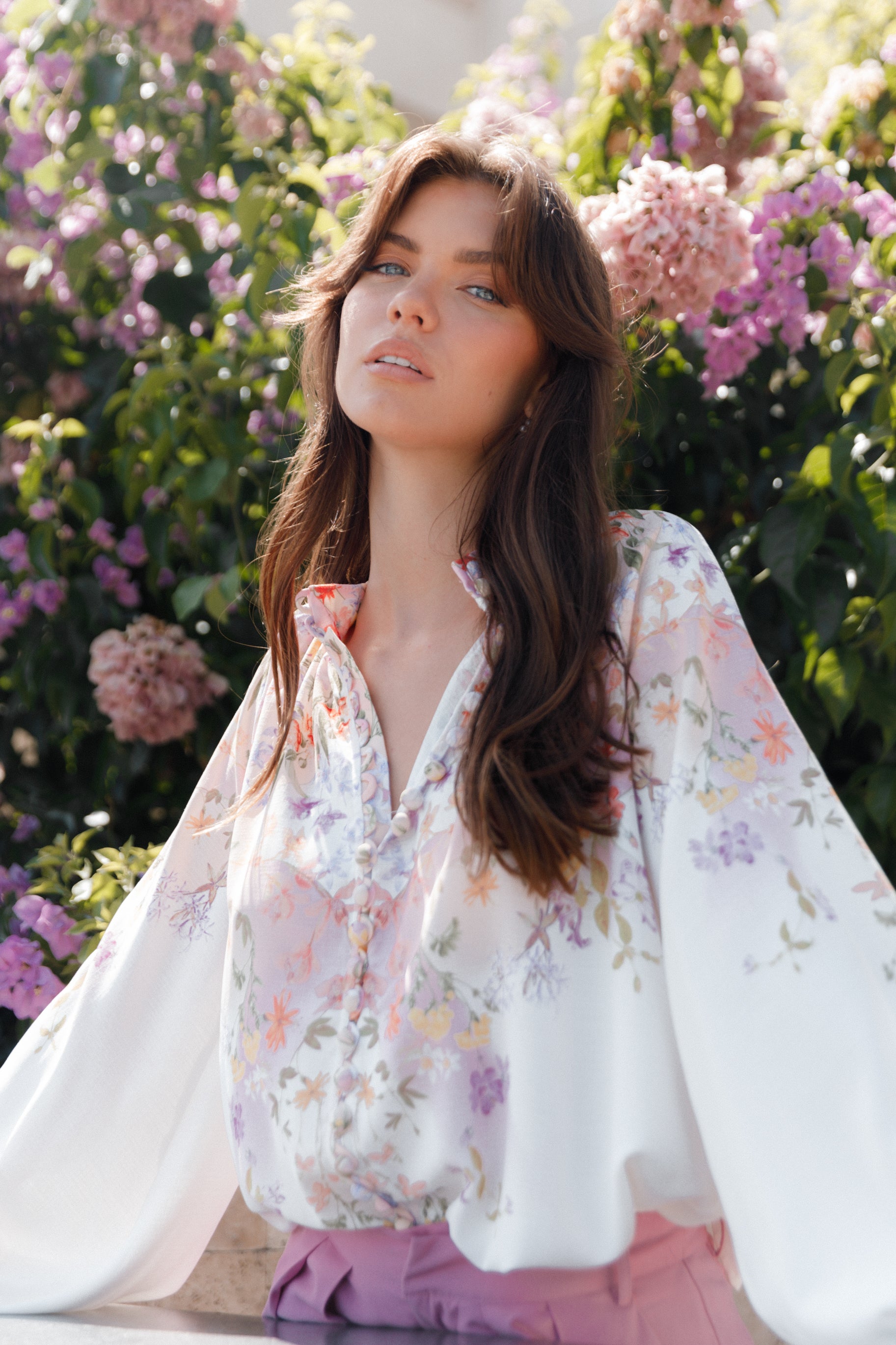 Tiarna Shirt - White Floral | Petal & Pup USA