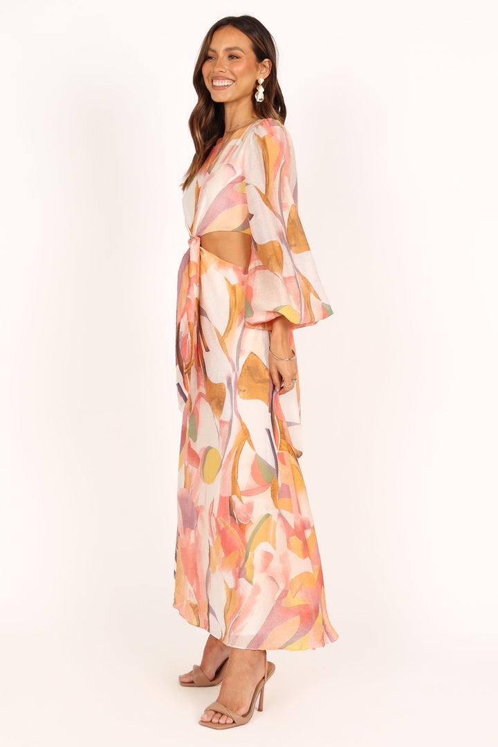 Laquin Long Sleeve Maxi Dress - Pink - Petal & Pup USA