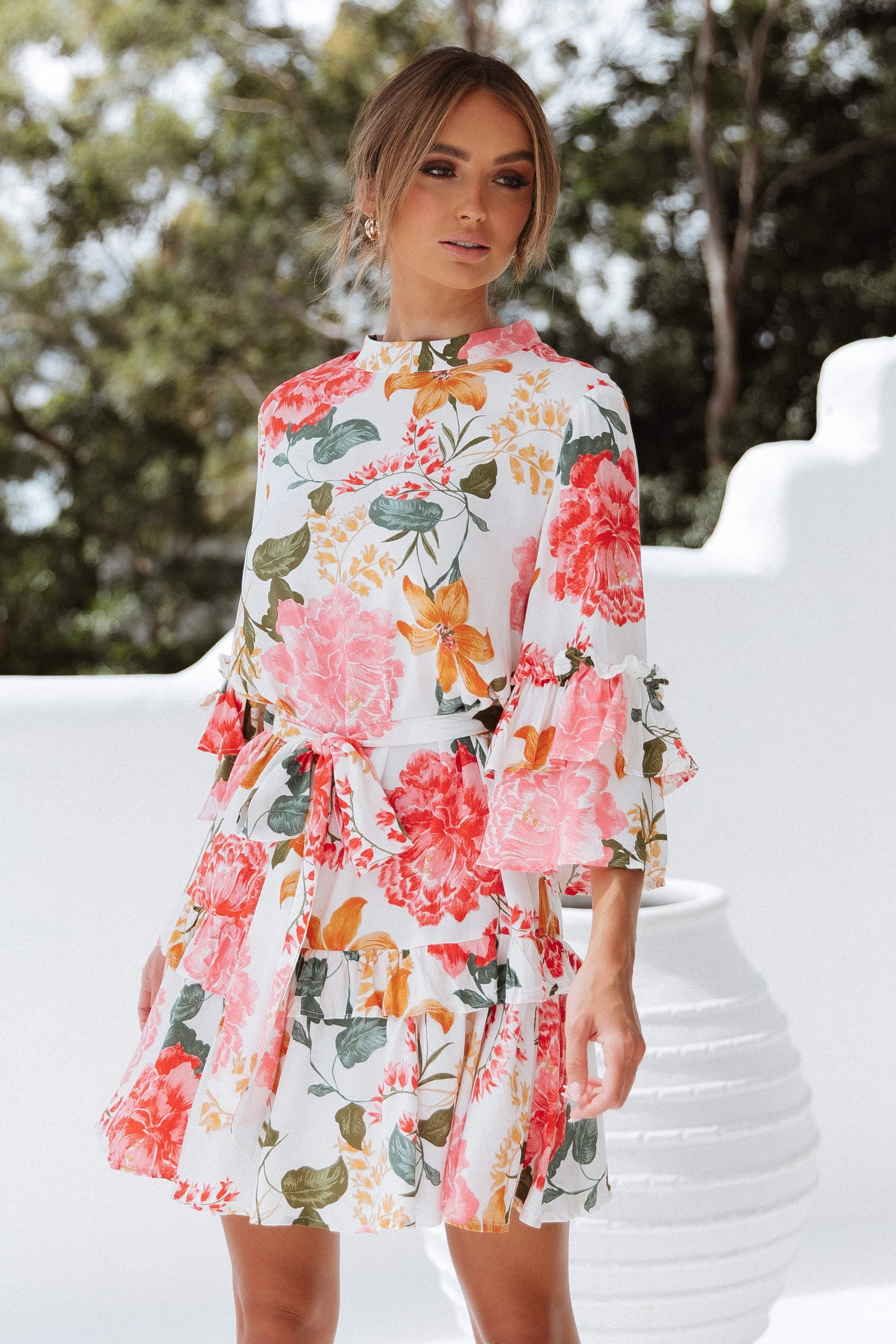 Peta Dress - White | Petal & Pup USA