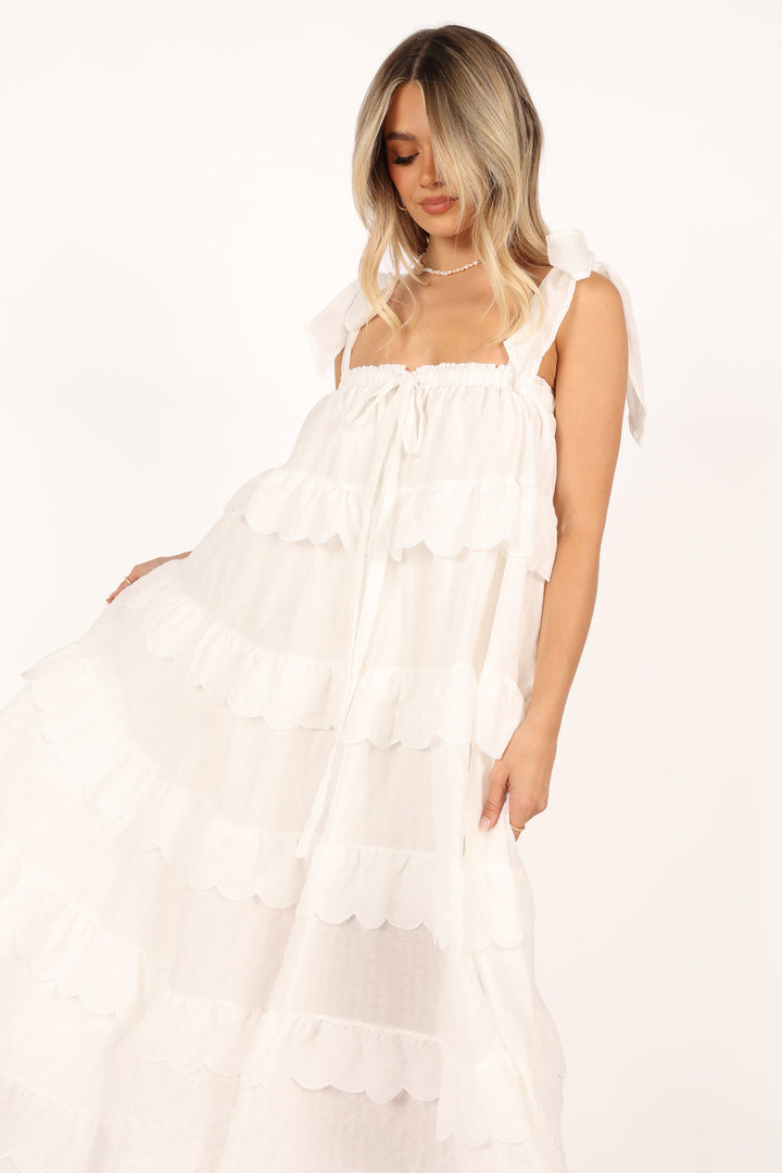 Ursa Maxi Dress - Off White - Petal & Pup USA